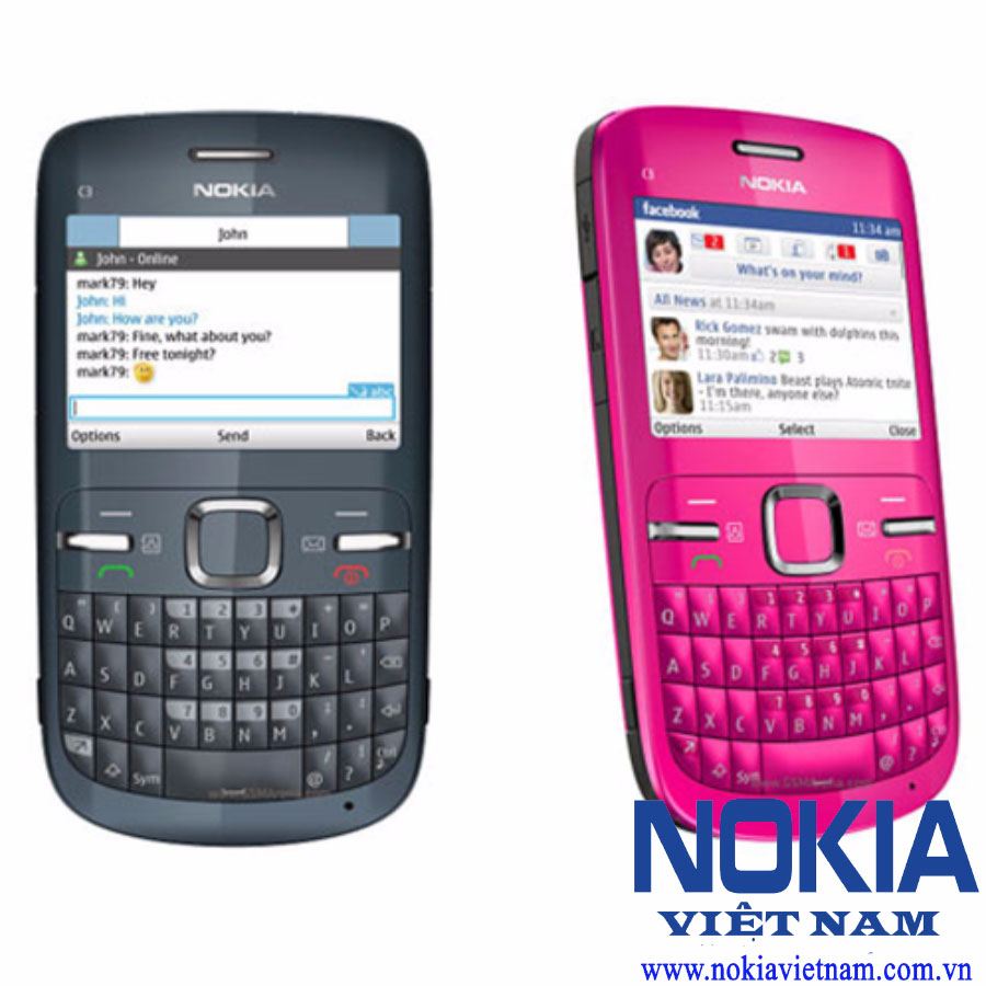 Nokia C3-00 Bàn Phím QWERTY, Wifi - Di Động Cổ